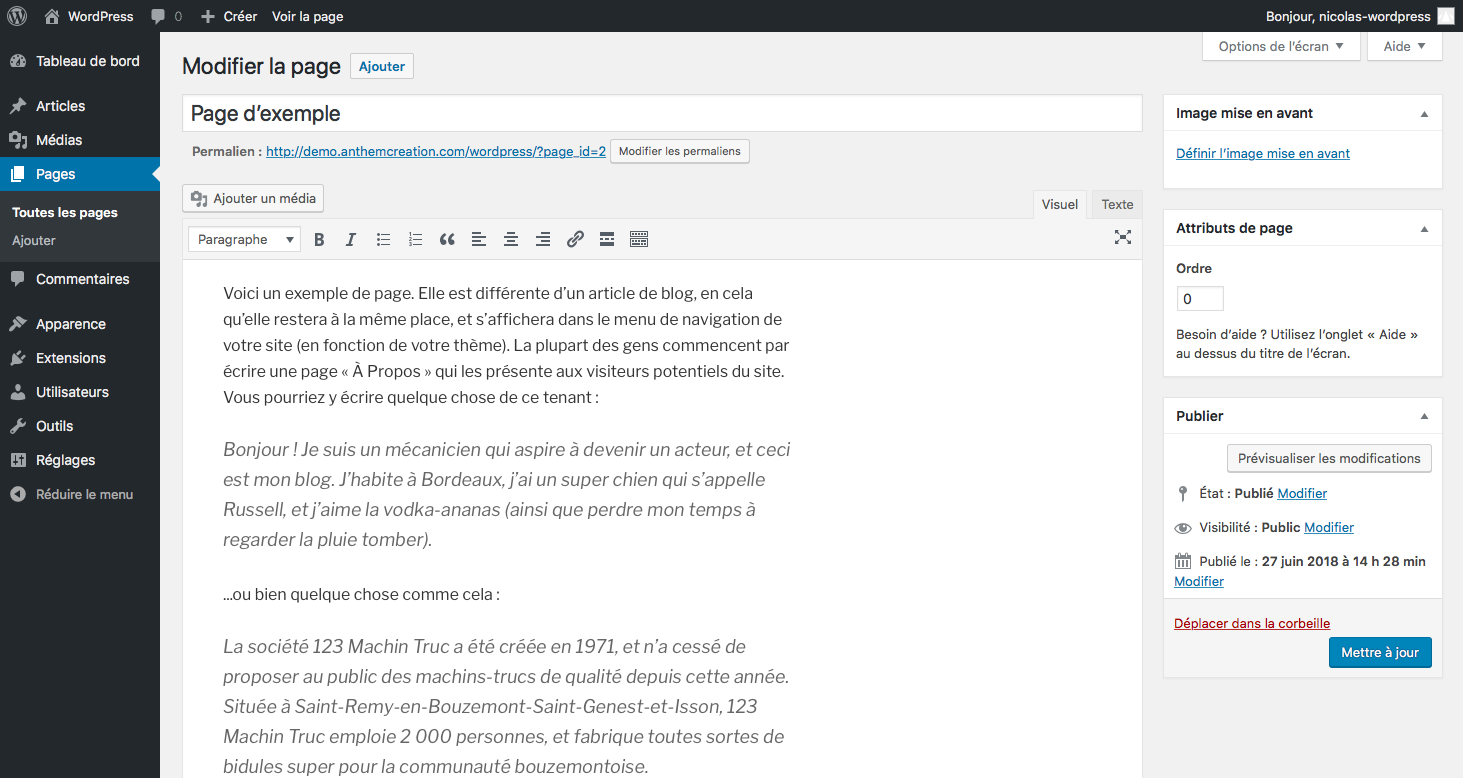 Administration de WordPress : Prise en main rapide de l'interface