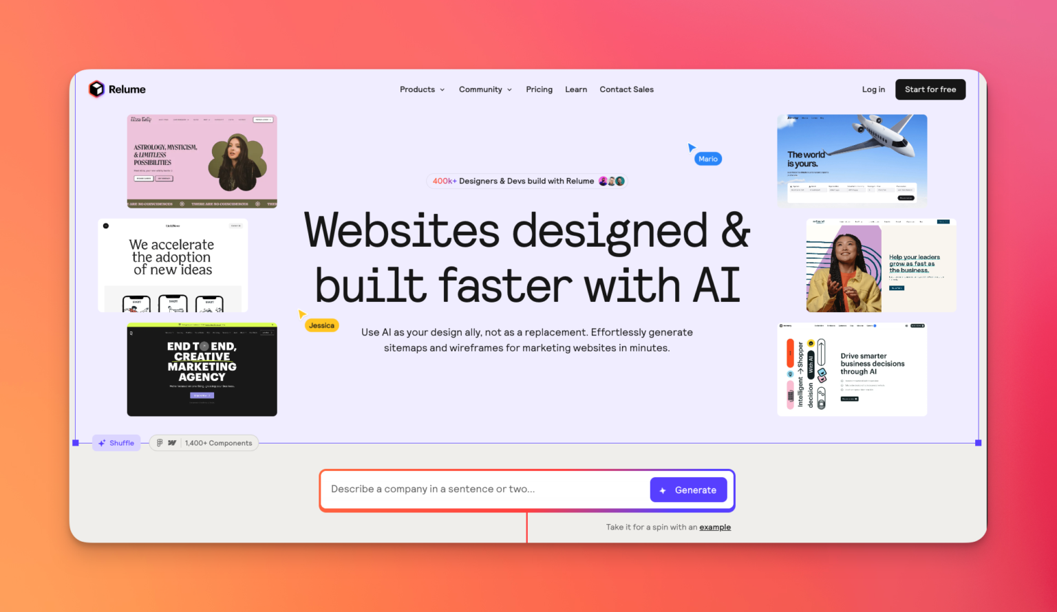 Relume : The ultimate AI tool for web design